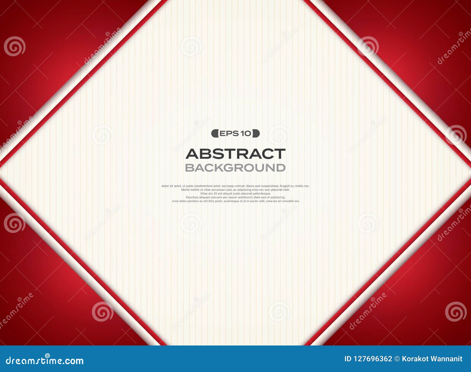Abstract of Gradient Red Background Paper with Space. Stock Vector ...
