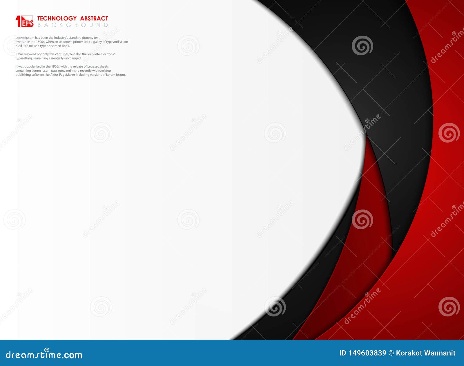 Abstract Gradient Red and Black Tech Template Background Vector Design ...