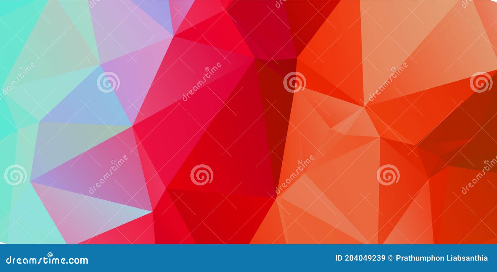 Abstract Gradient Red Geometric Background Stock Vector - Illustration ...