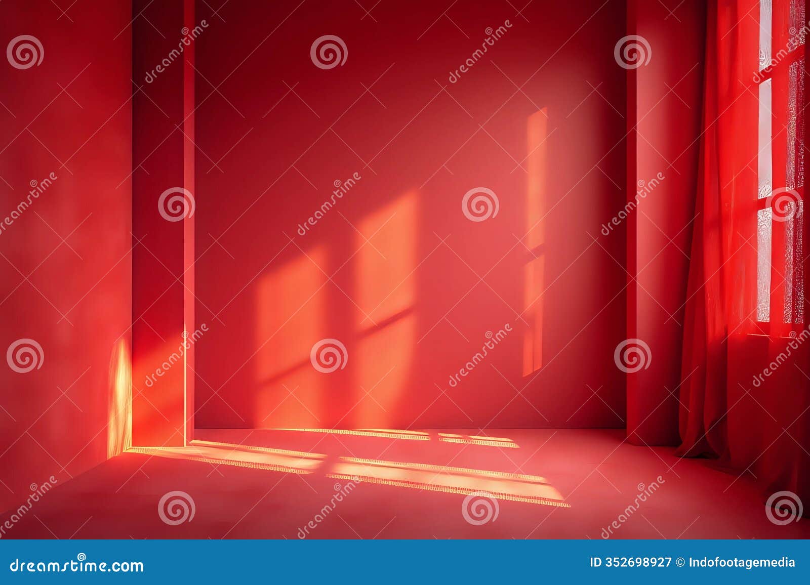 Abstract Gradient Red Velvet Studio Background for Product Presentation ...