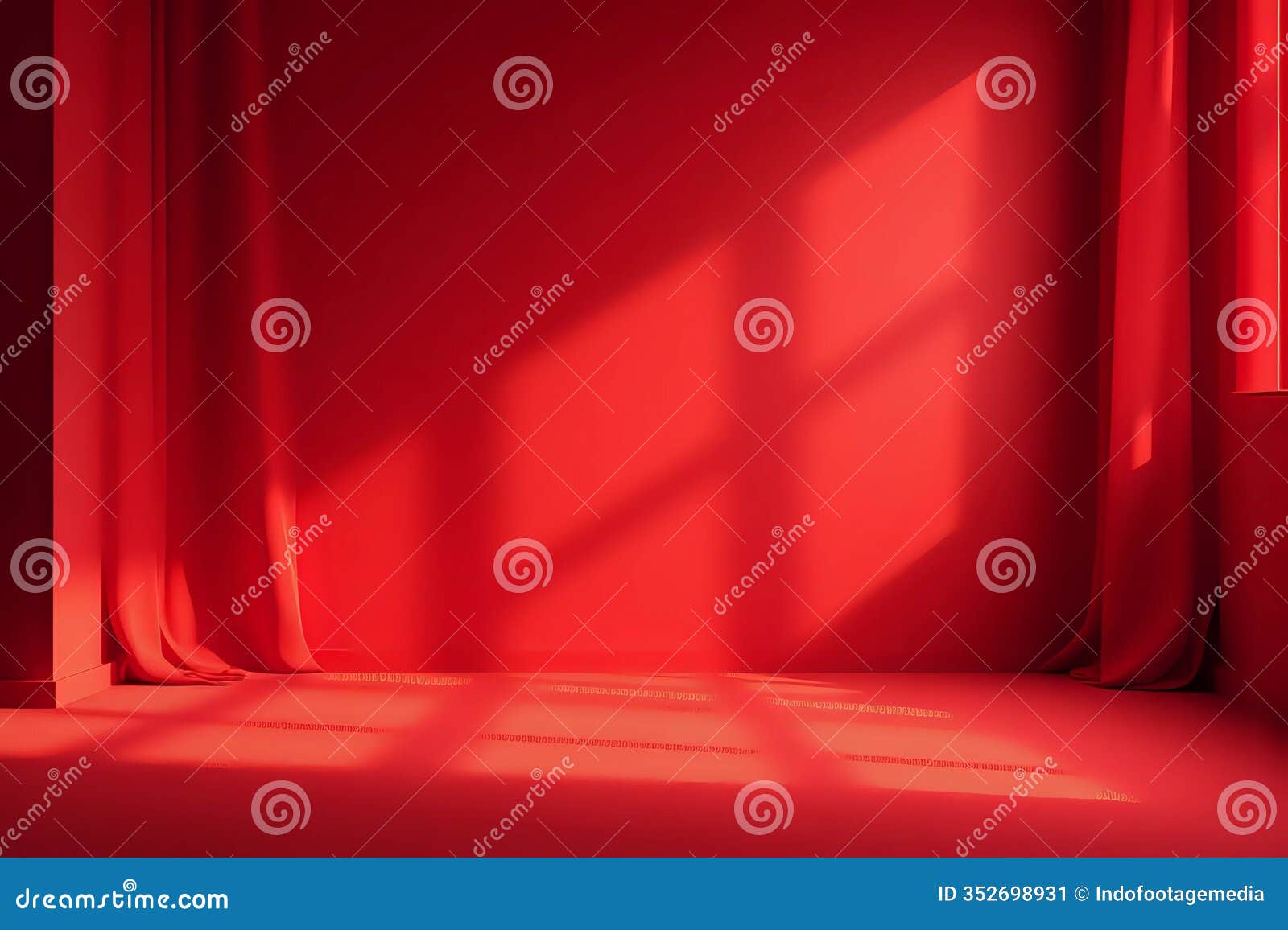 Abstract Gradient Red Velvet Studio Background for Product Presentation ...