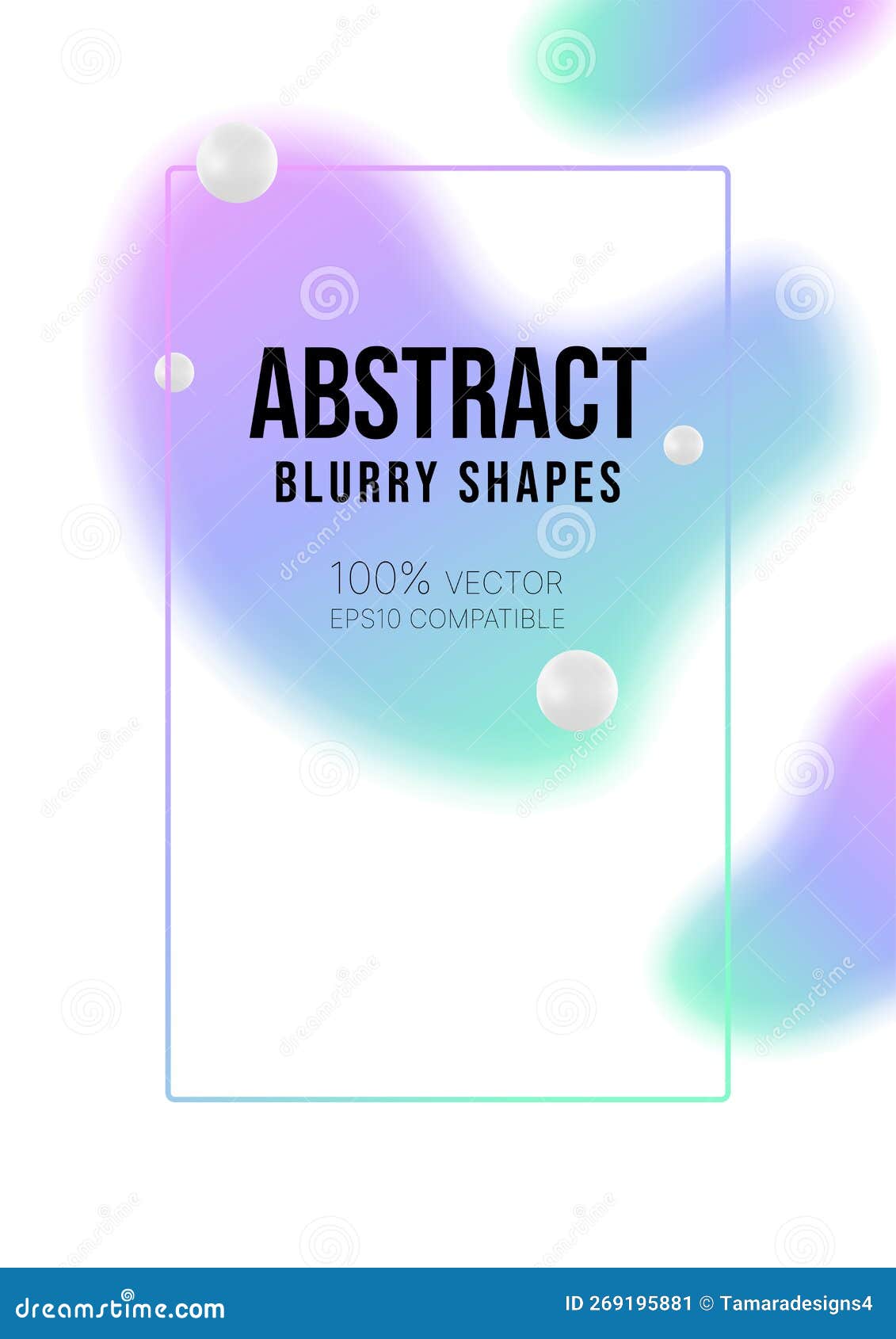 Abstract Gradient Shape Poster Design Stock Vector - Illustration of ...