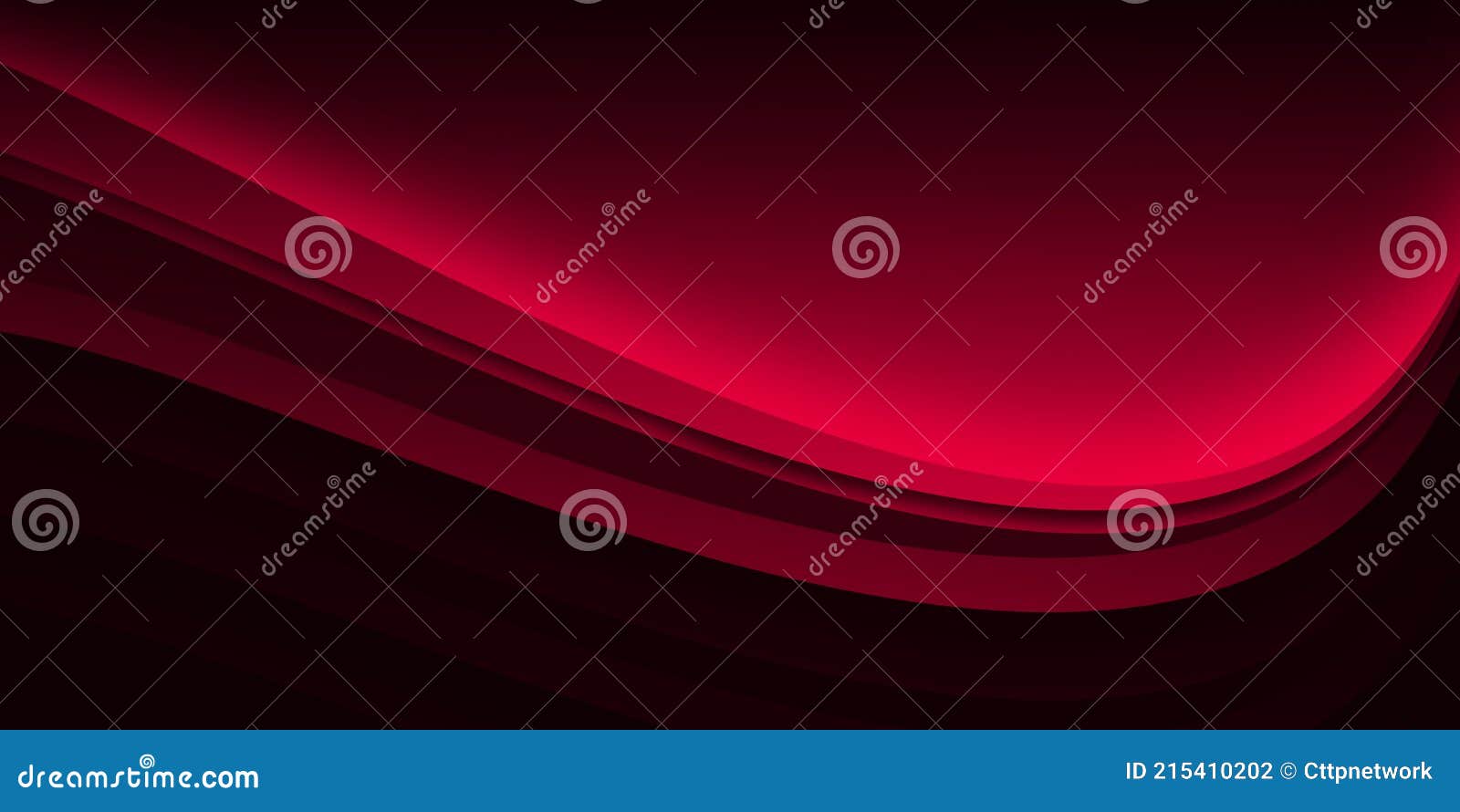 Abstract Gradient Style Background Wallpaper. Modern Red Waving Curtain ...