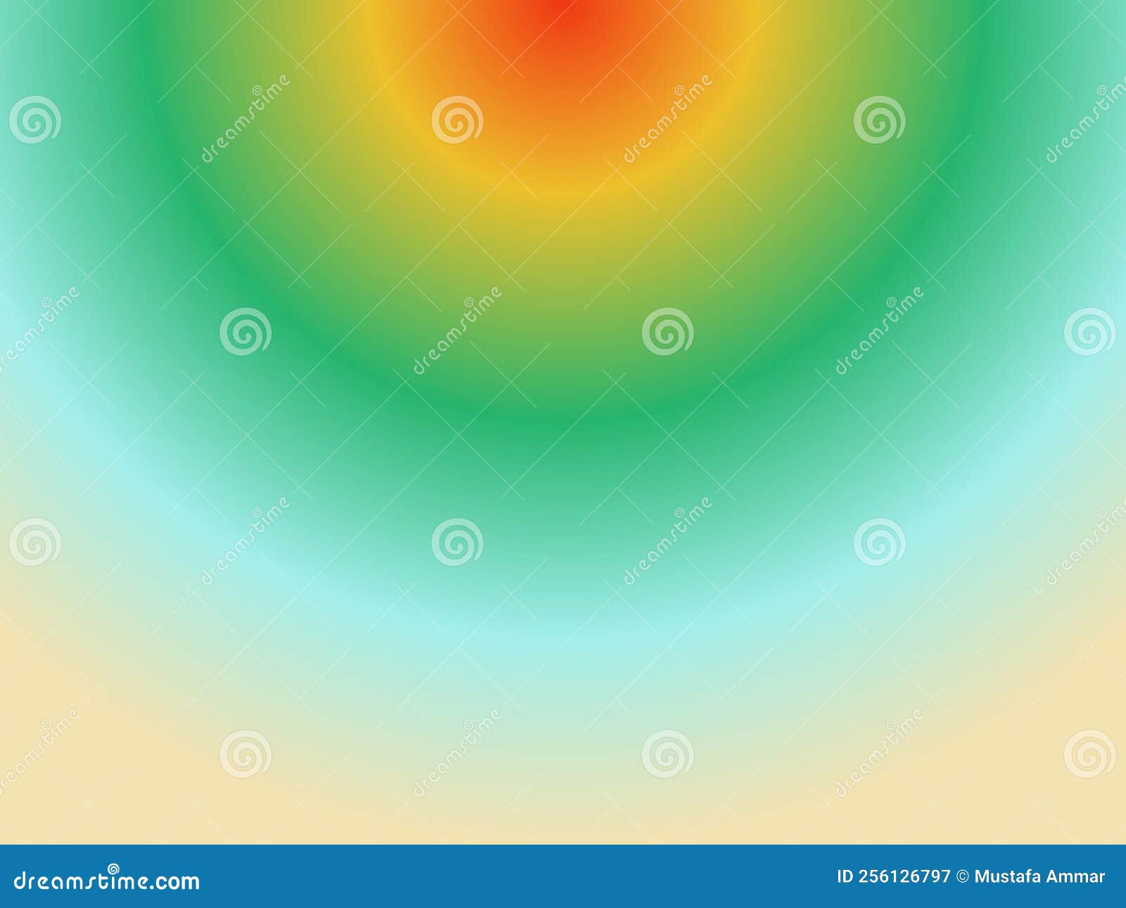 Abstract Gradient of SUMMER Colors, Soft Multicolored Background ...