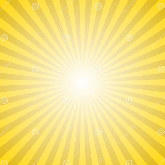 Abstract Gradient Sun Ray Background - Hypnotic Vector Illustration ...