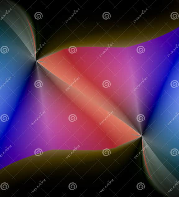 Abstract Gradient Symmetrical Pyramid, 3d Effect Stock Illustration ...