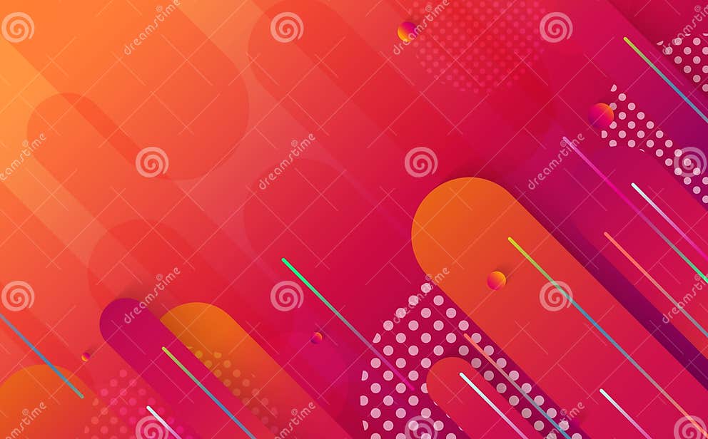 Abstract Gradient Template Design of Futuristic Artwork Decorative. Overlapping Style for ...