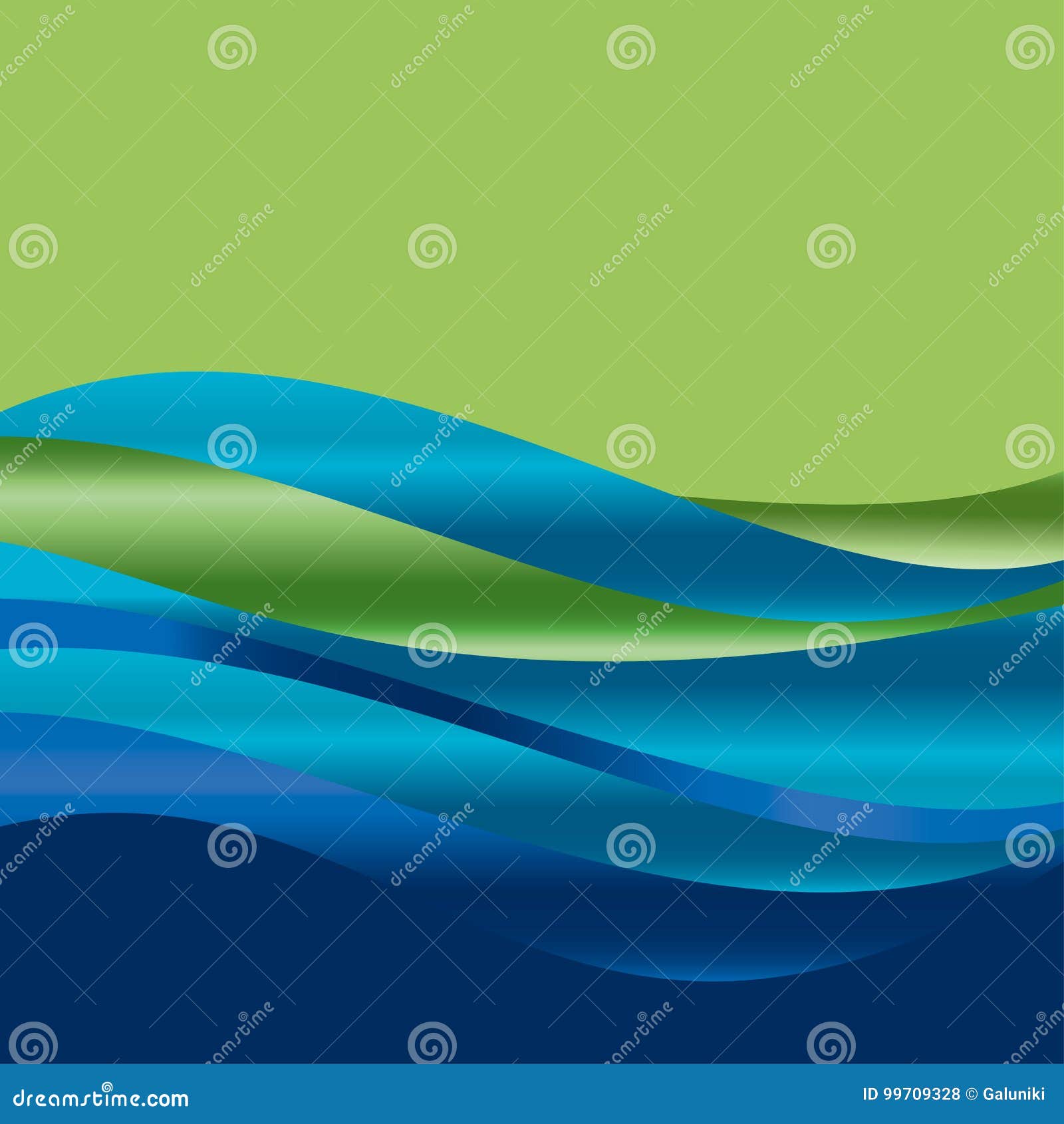 Abstract Gradient Wave Background Stock Vector - Illustration of ...