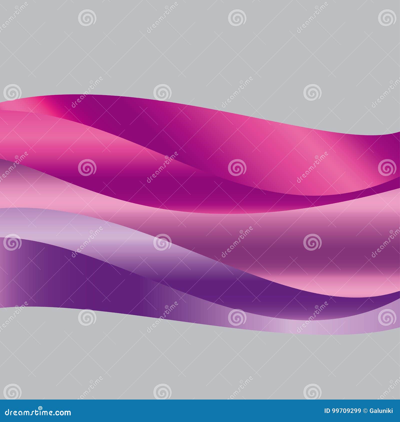 Abstract Gradient Wave Background for Web and Print. Vector Ill Stock ...