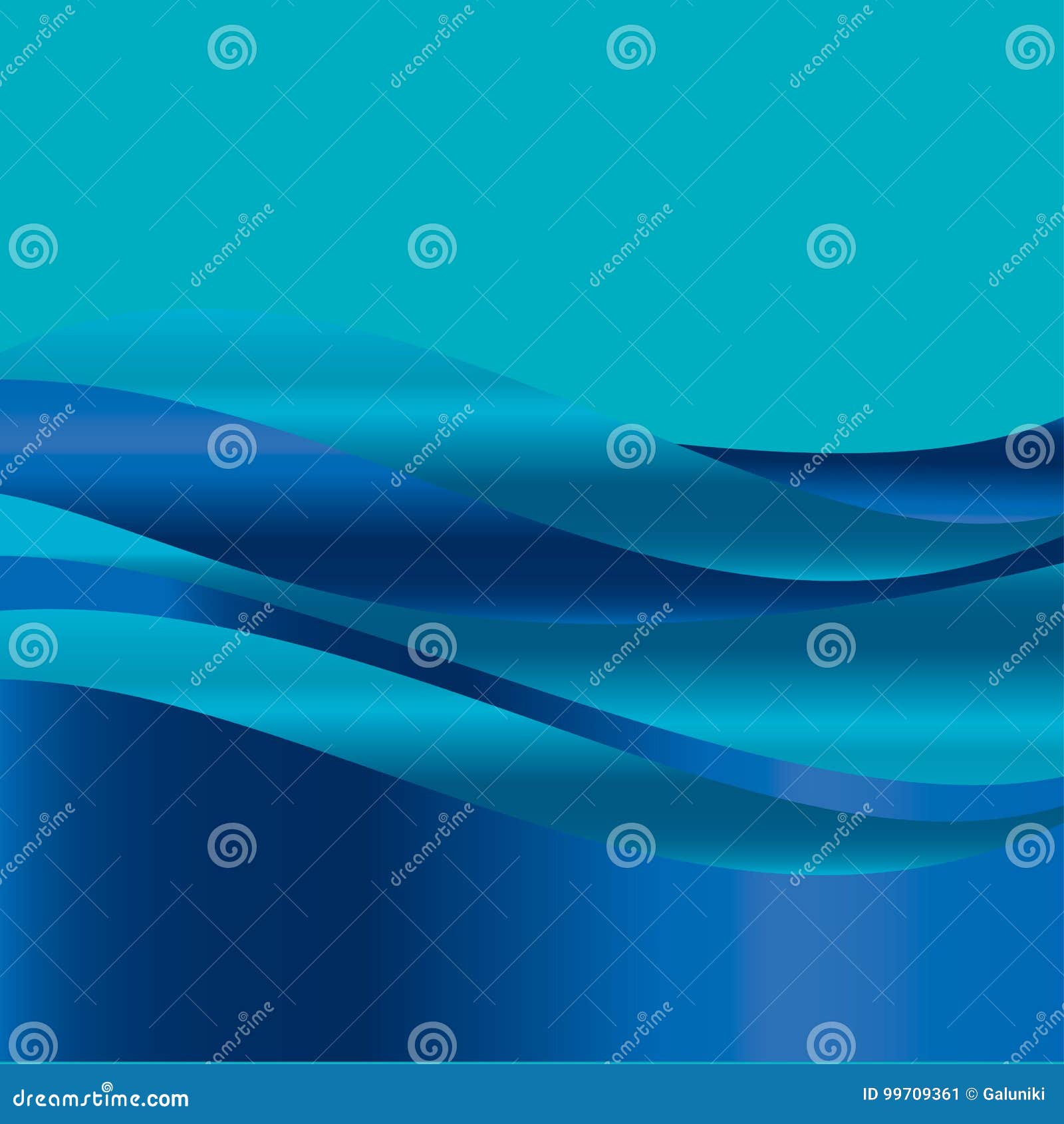 Abstract Gradient Wave Background Stock Vector - Illustration of cold ...