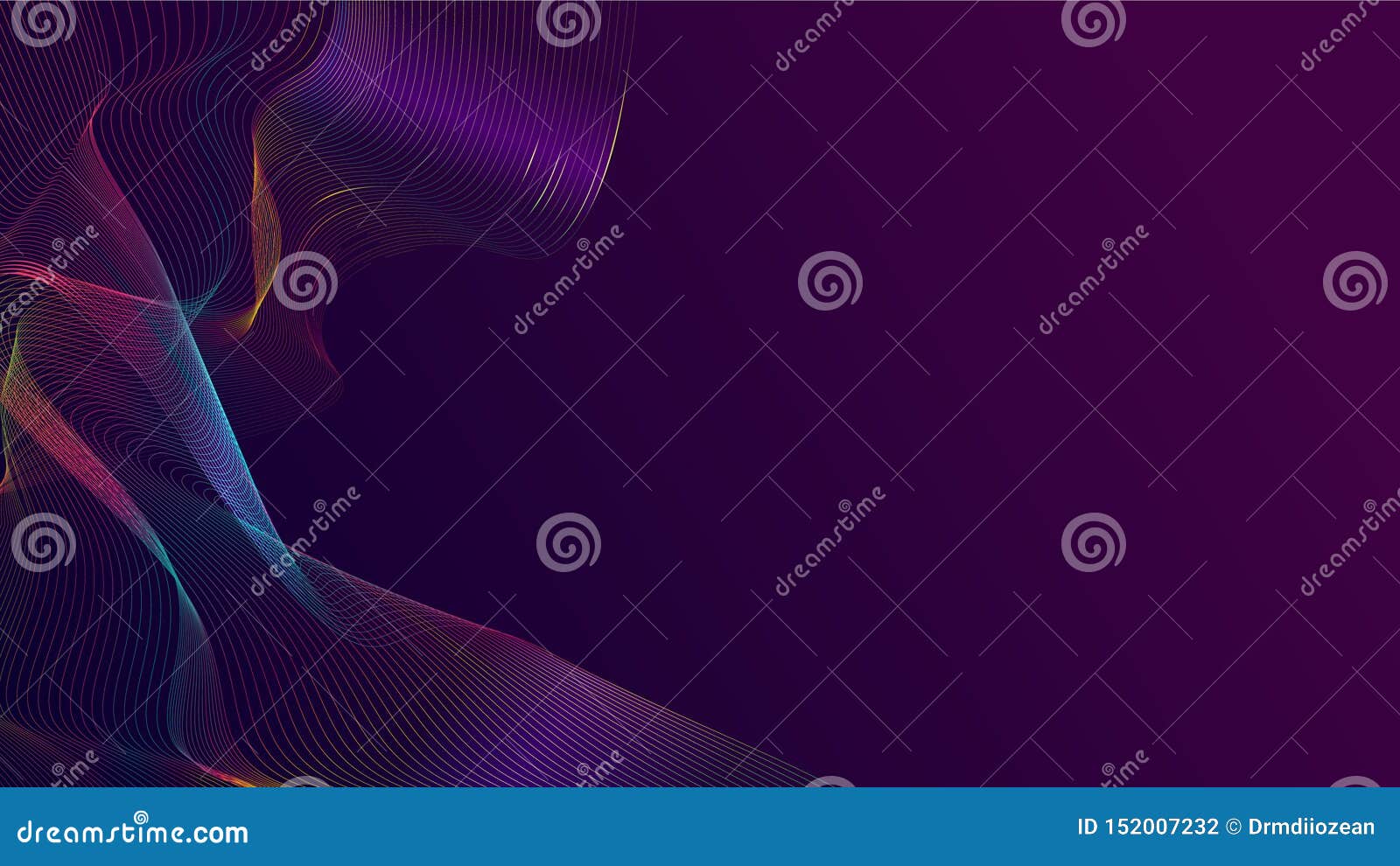 Abstract Gradient Wave Neon Purple Mesh Background Stock Vector ...