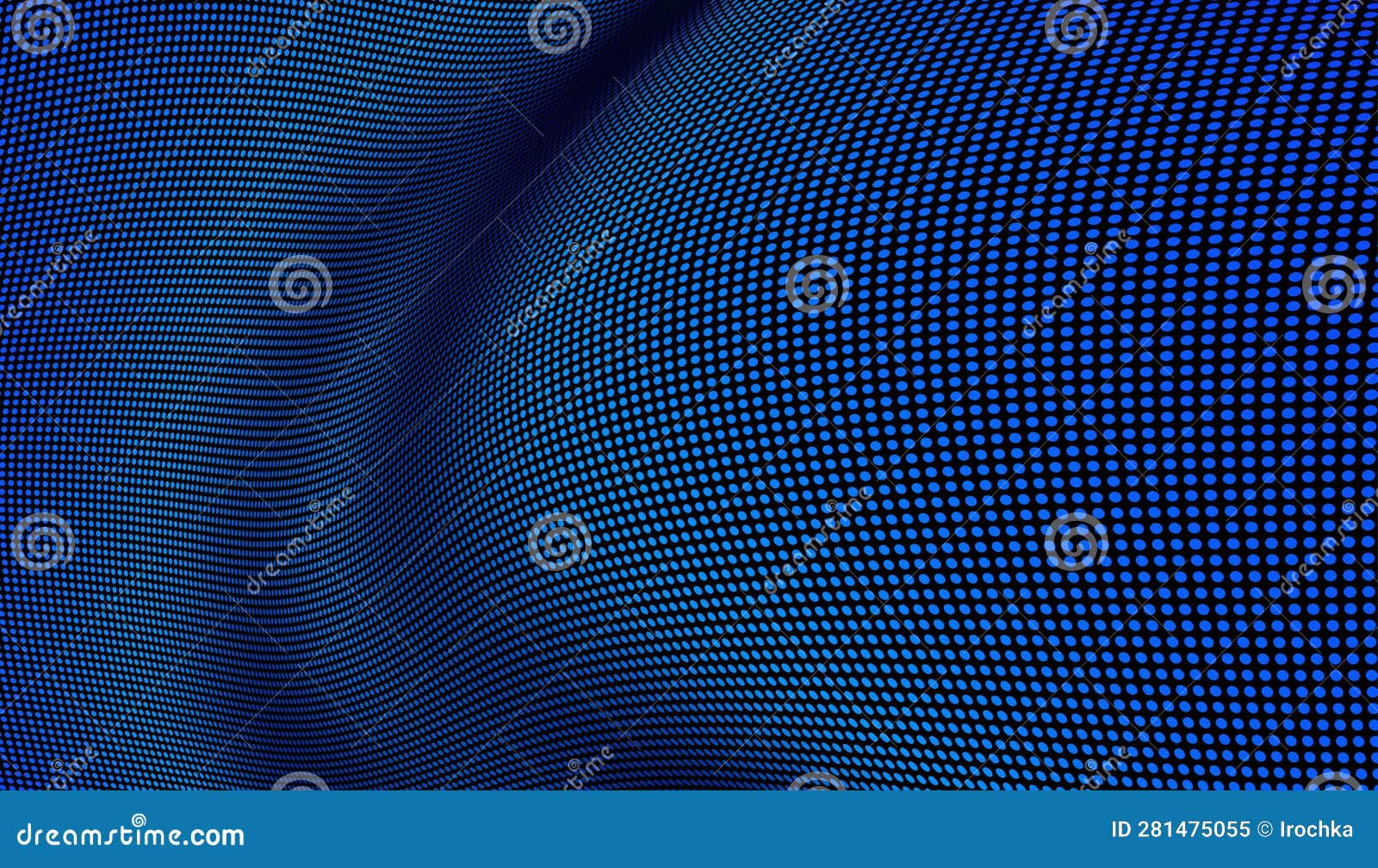 Abstract Gradient Wave of Particles. Stock Vector - Illustration of ...