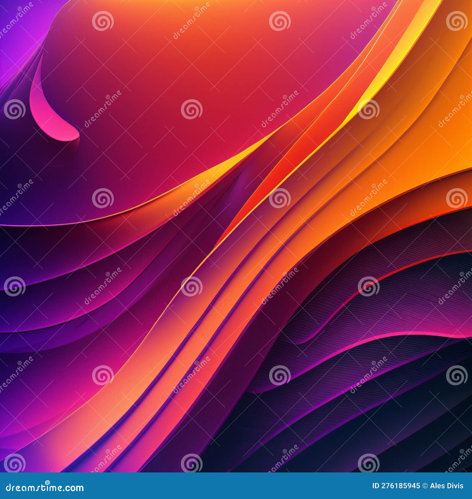 Abstract gradient waves stock illustration. Illustration of background ...