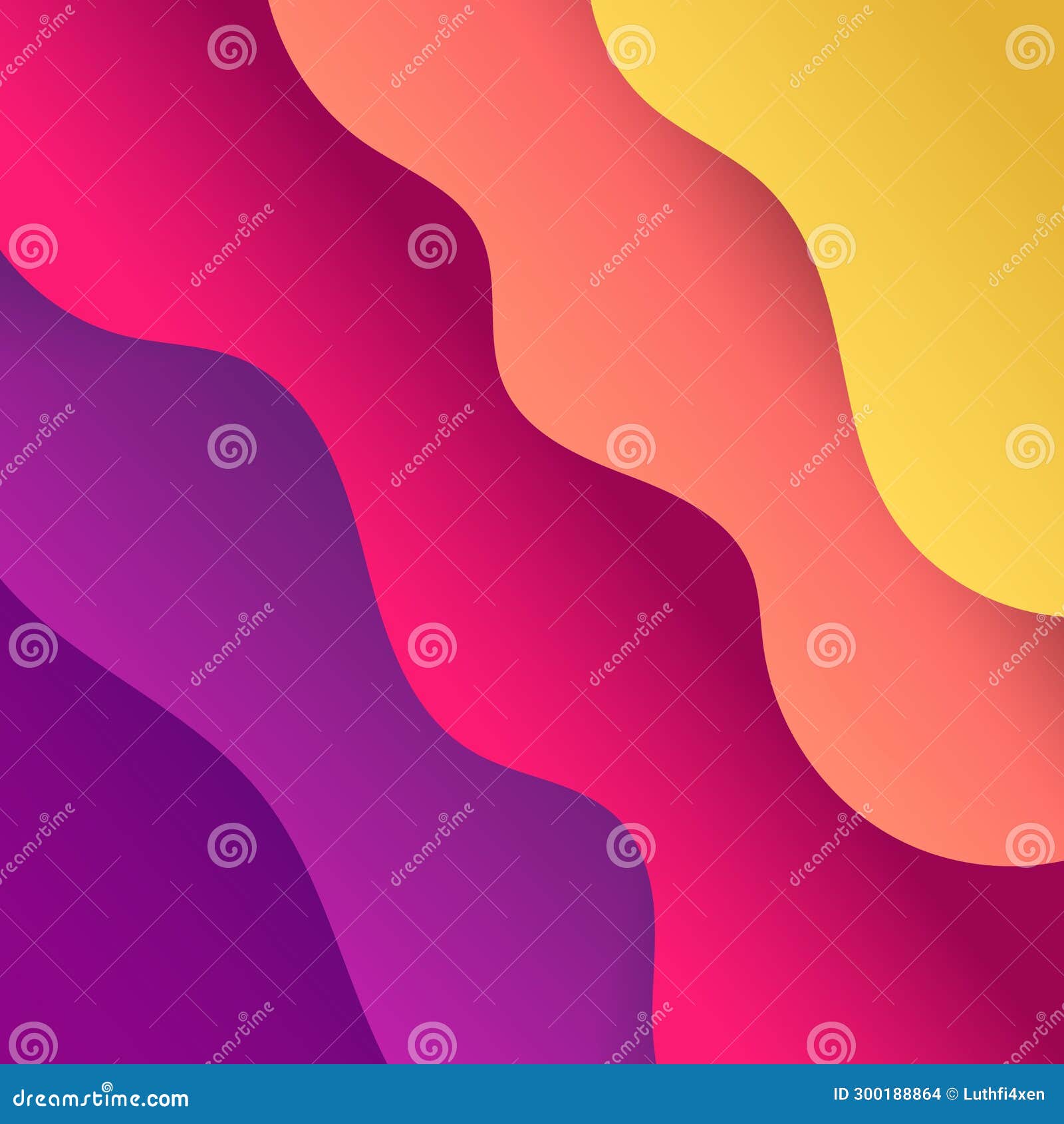 Abstract Gradient Wavy Square Background Stock Illustration ...