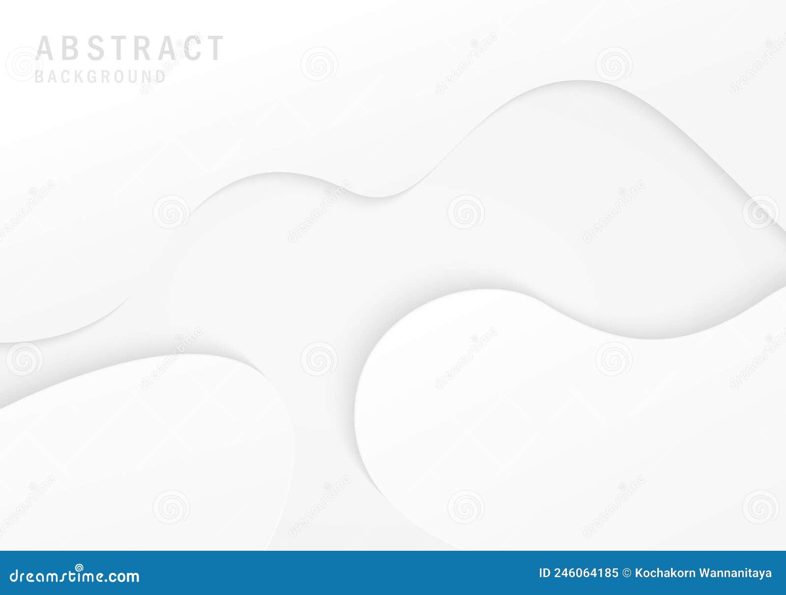 Abstract Gradient White Template Design Decorative Artwork Stock Vector ...