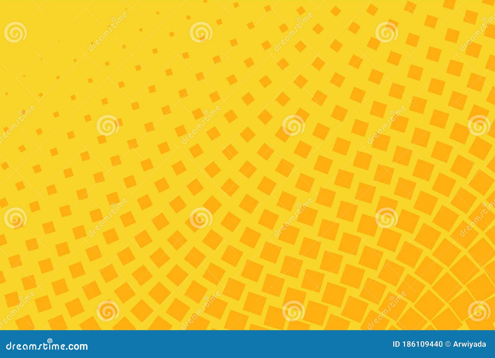 Abstract Gradient Yellow Squares Wave Background Stock Vector ...