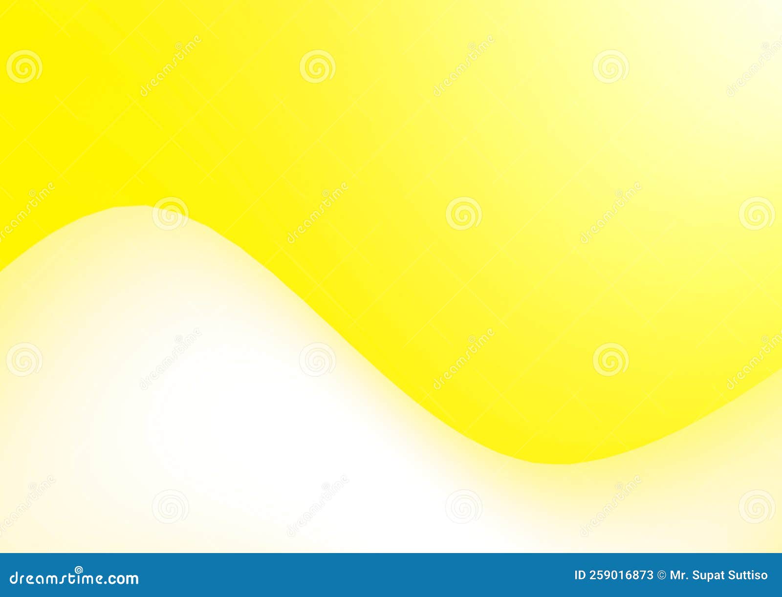 Abstract Gradient Yellow White Wave Background Design Template Stock ...