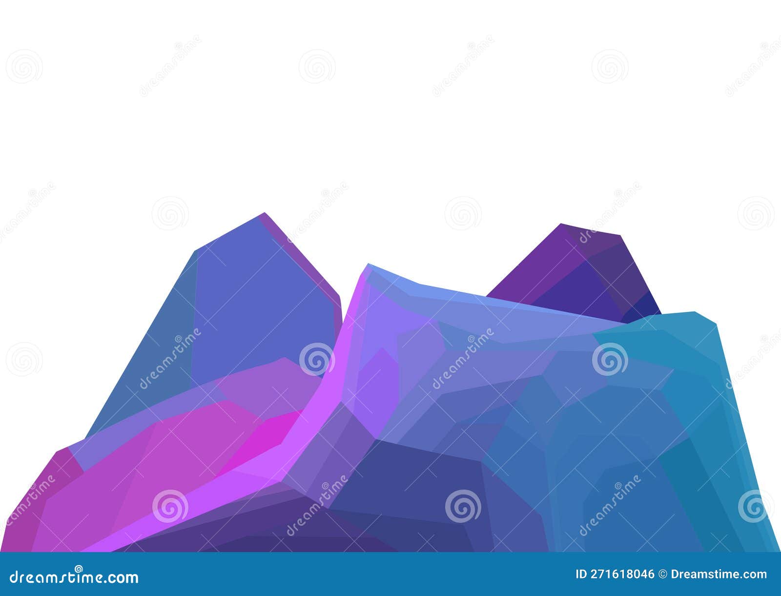 Abstract Gradiental Shape of Soft, Curvy and Angled Structure Stock ...