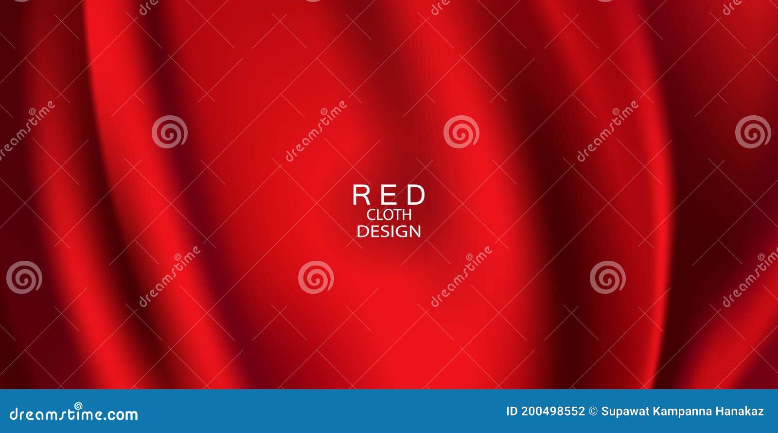 Abstract Gradients, Fabric Red Waves Banner Template Background Stock ...