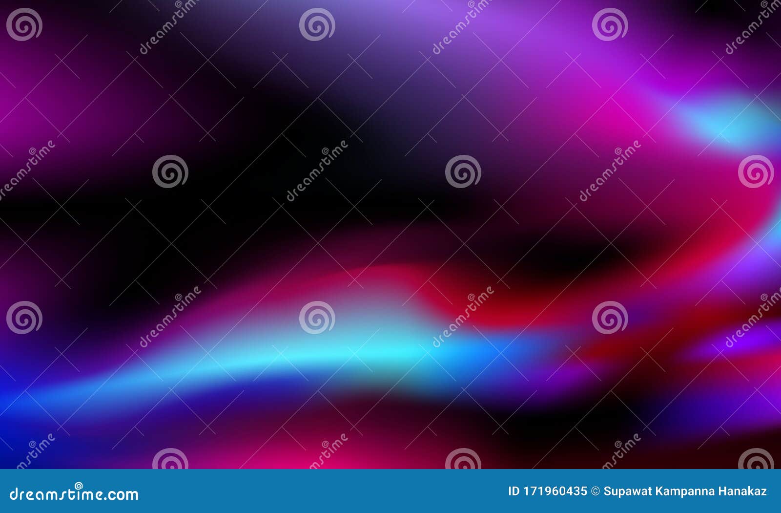 Abstract Gradients Neon Waves Banner Template Background Stock ...