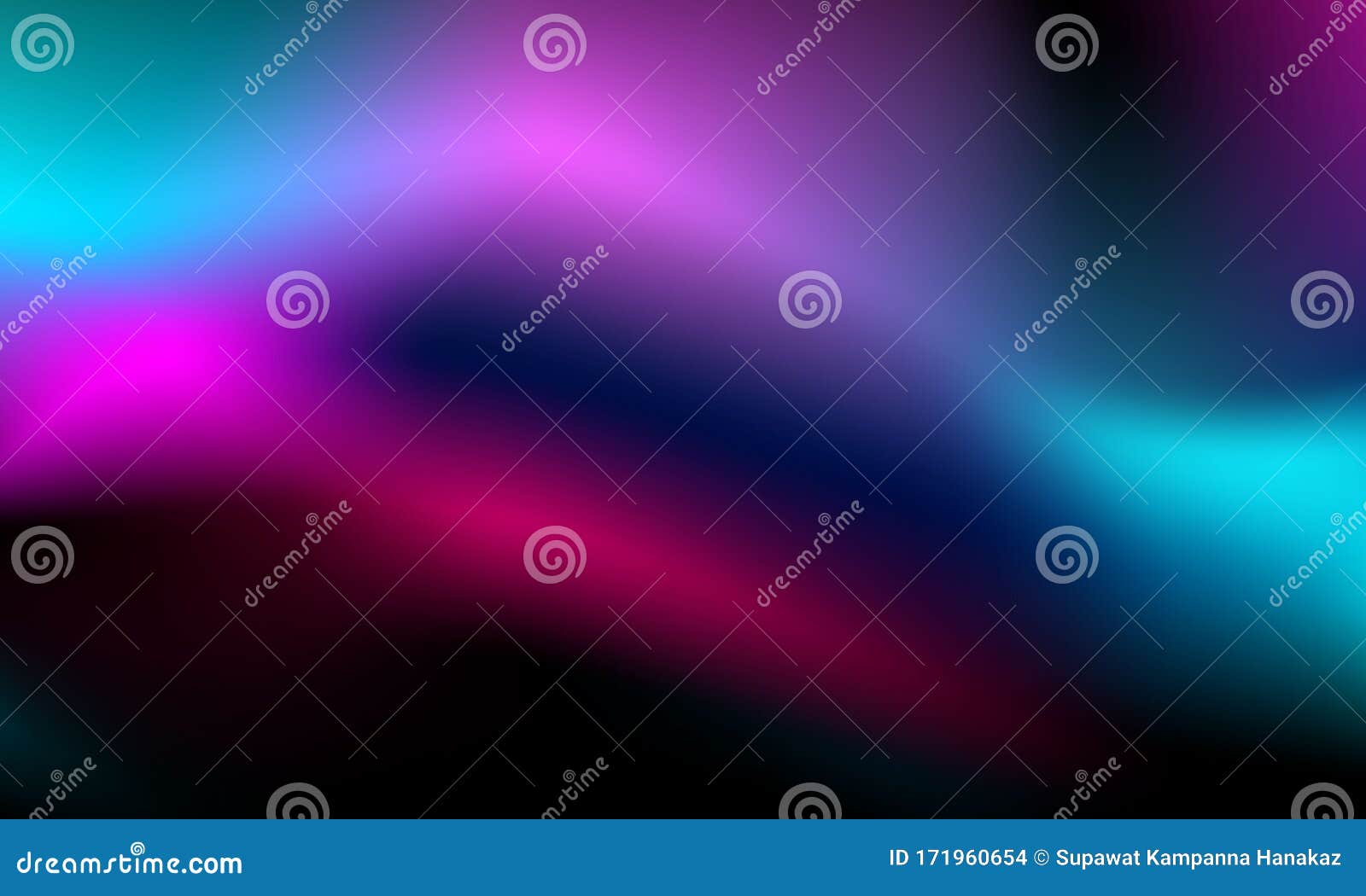 Abstract Gradients Neon Waves Banner Template Background Stock ...