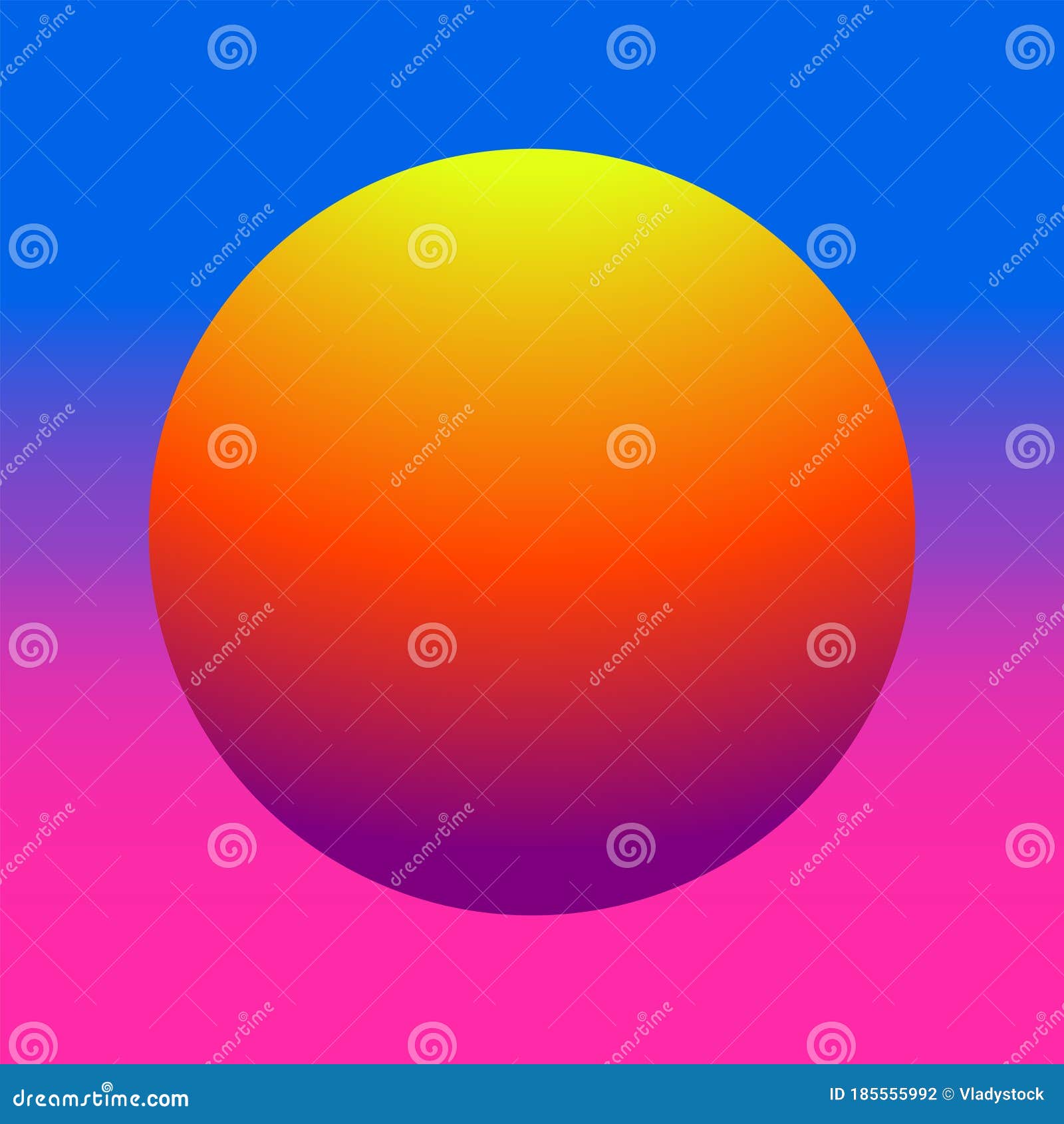 Abstract Gradients Sphere. Colorful Ball for Your Design Stock ...