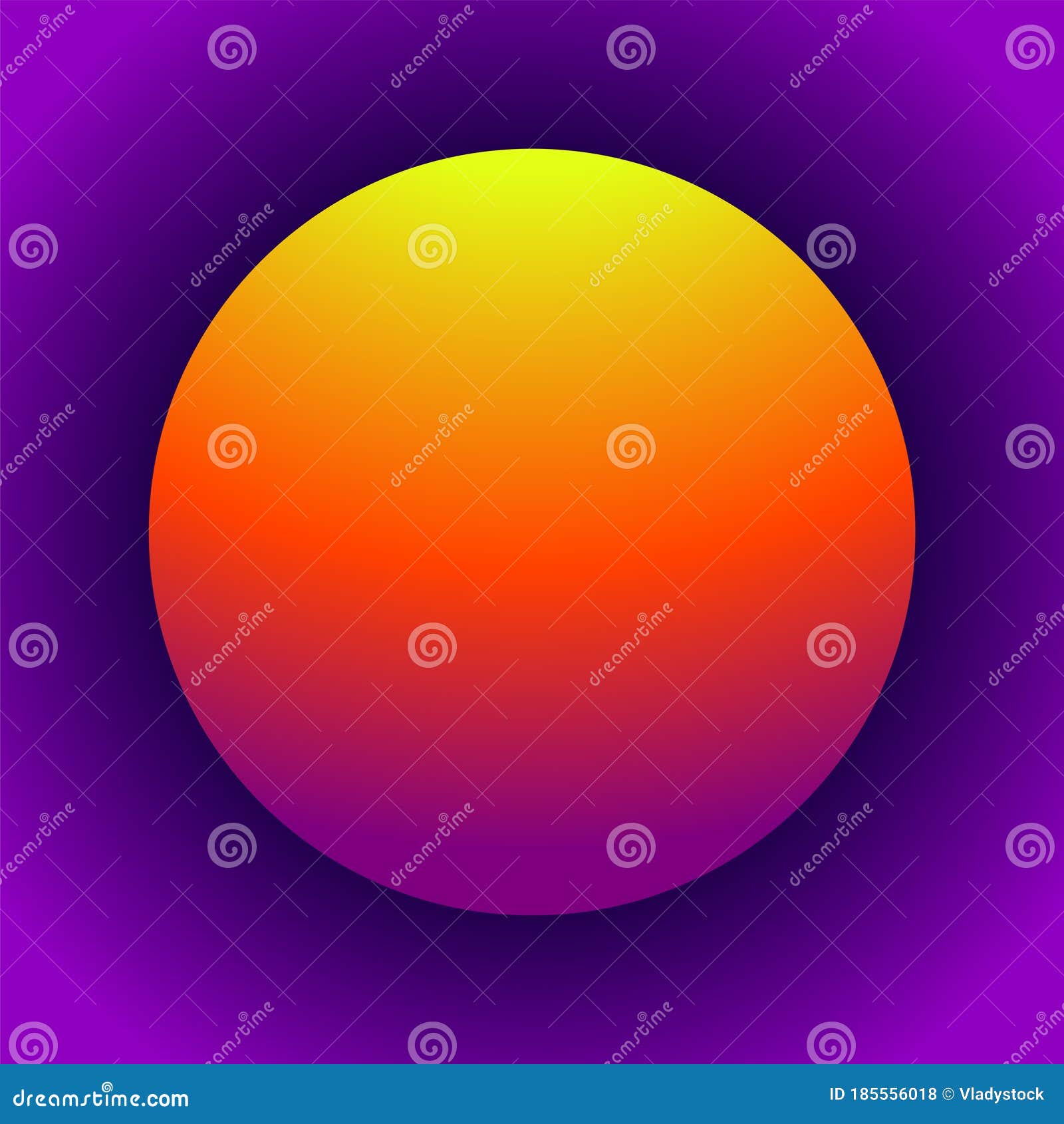 Abstract Gradients Sphere. Colorful Ball for Your Design Stock ...