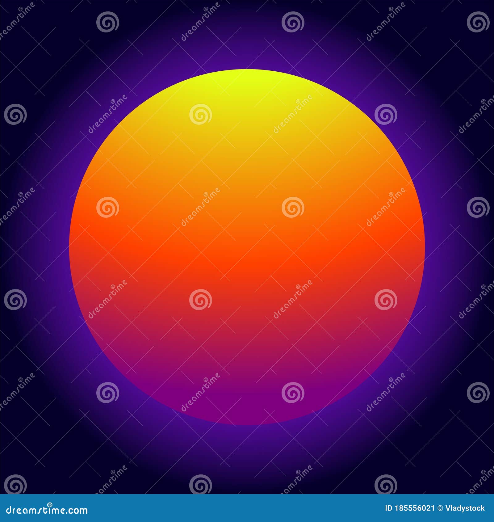 Abstract Gradients Sphere. Colorful Ball for Your Design Stock ...