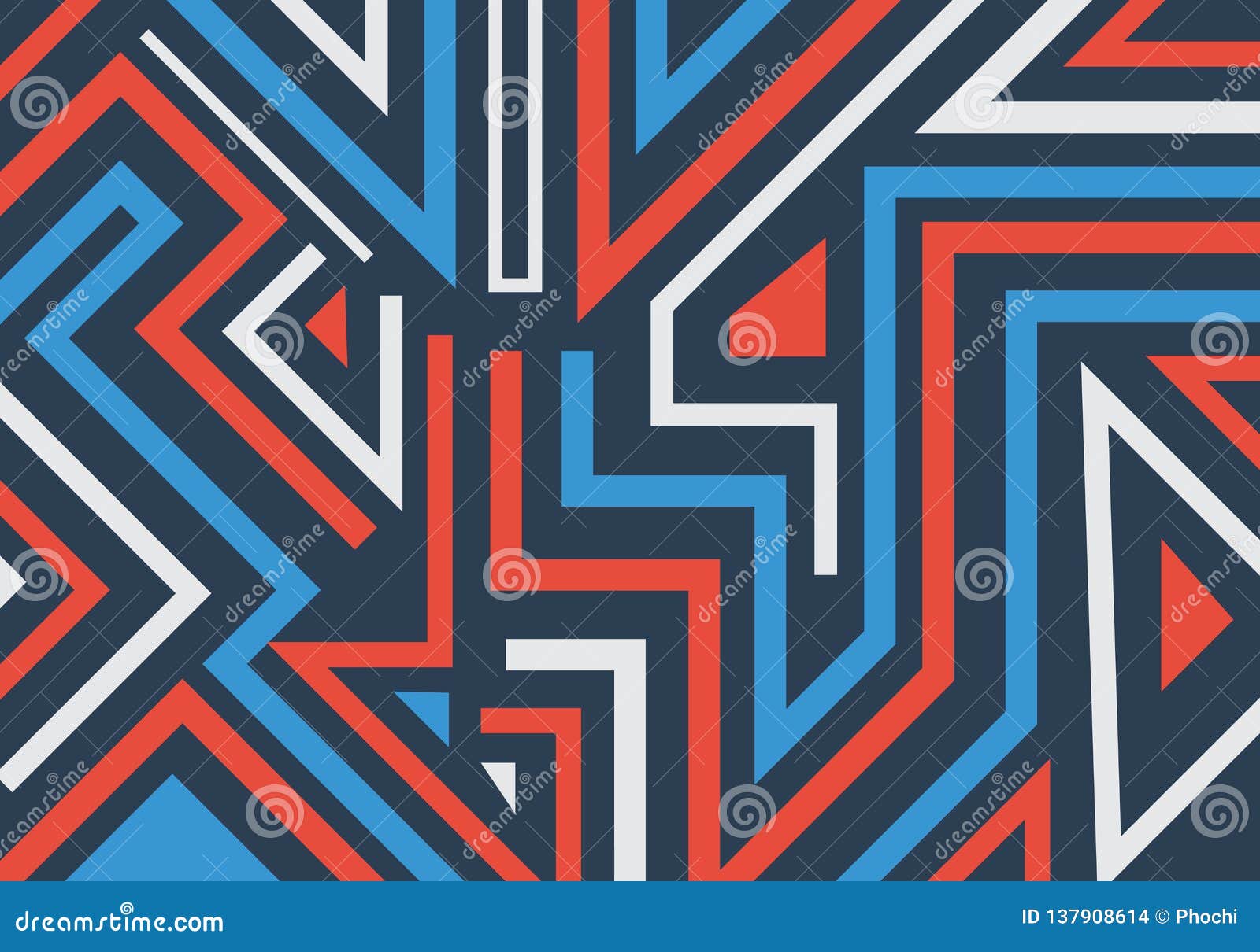 Abstract Sport Background. Modern Poster In Red Color. Vector ...