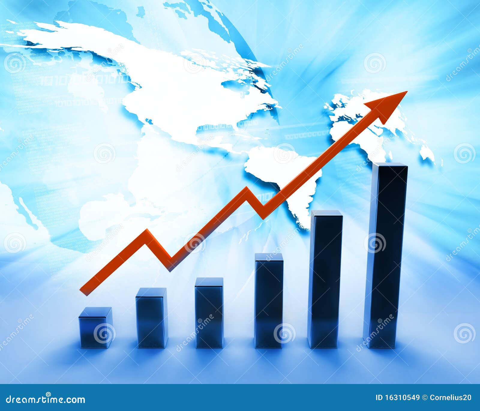 Abstract graph stock illustration. Illustration of business - 16310549