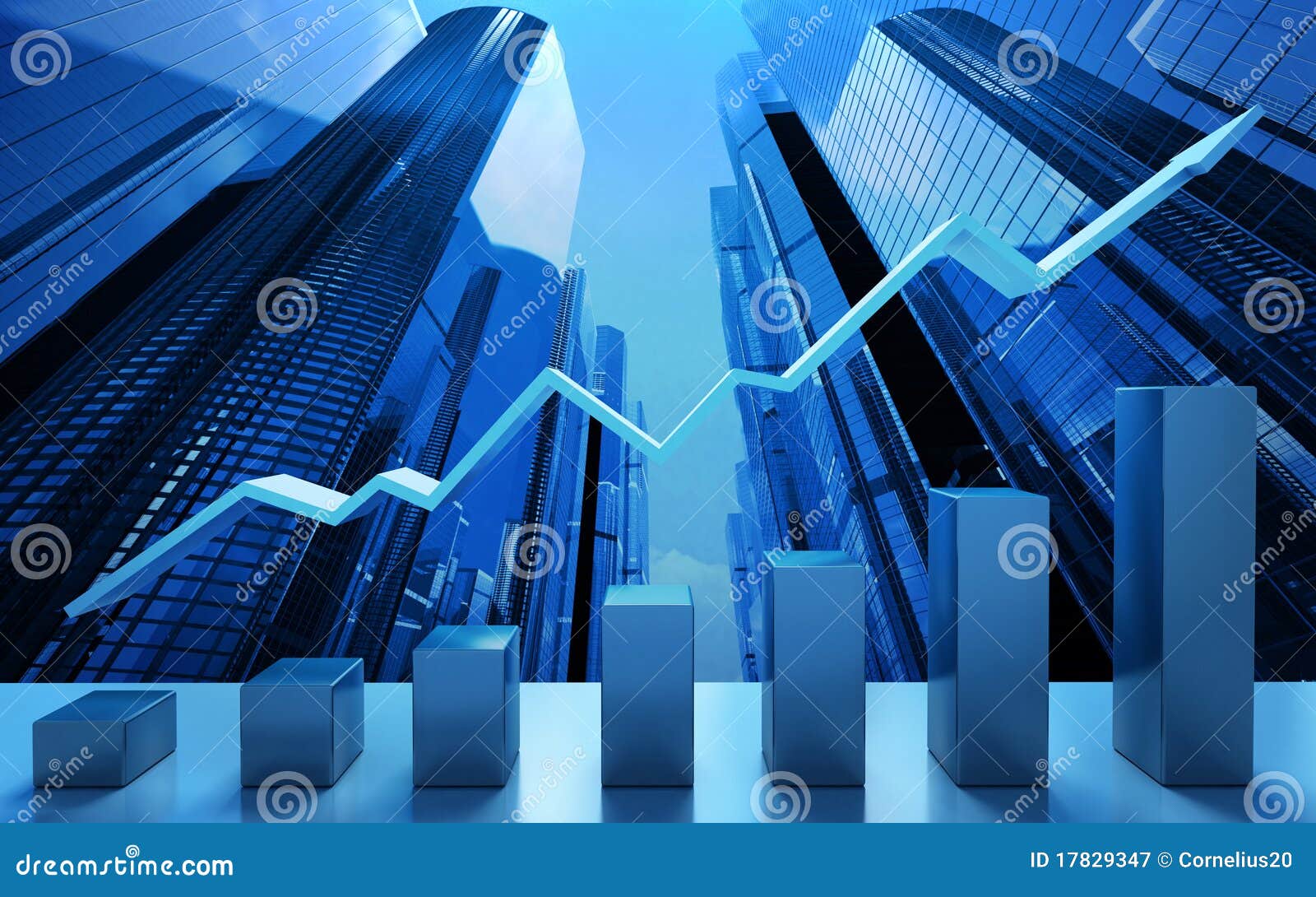 Abstract graph stock illustration. Illustration of profit - 17829347