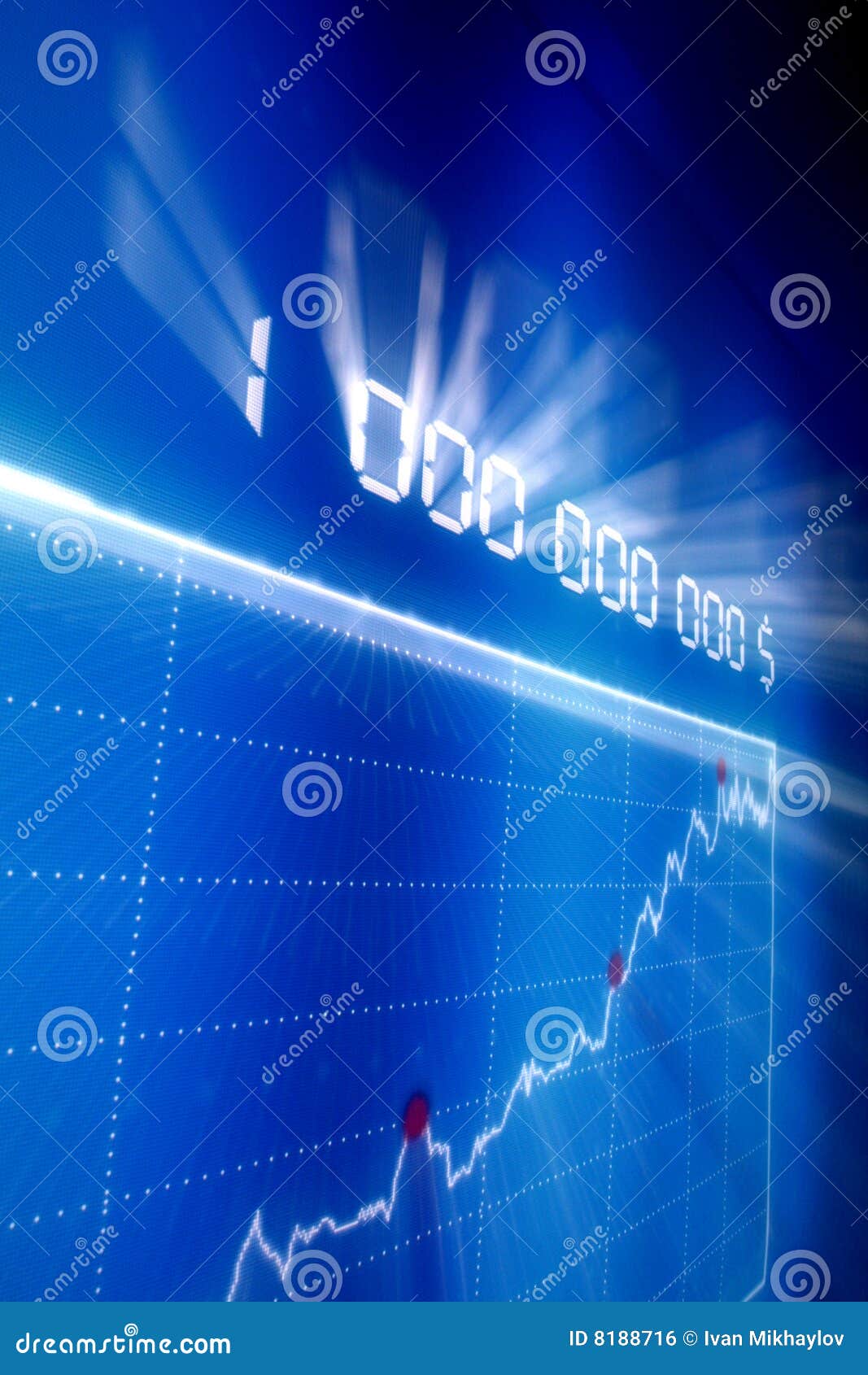 Abstract graph stock illustration. Illustration of development - 8188716