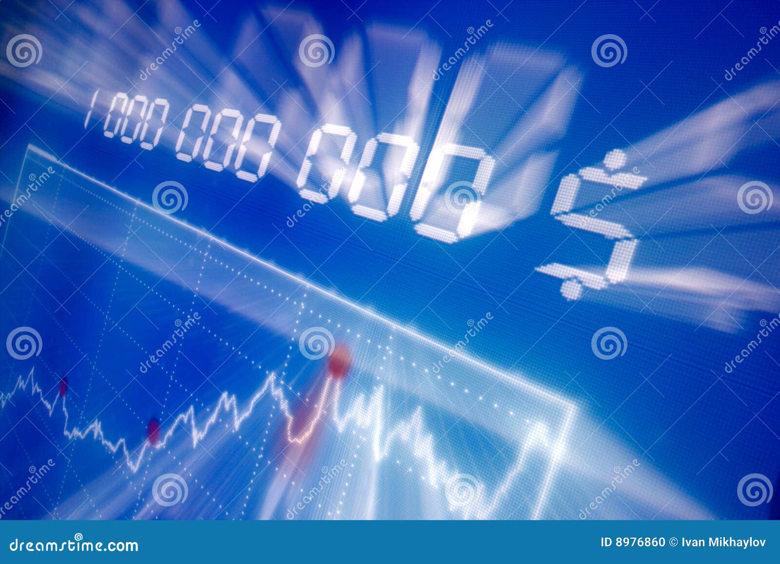 Abstract graph stock illustration. Illustration of development - 8976860