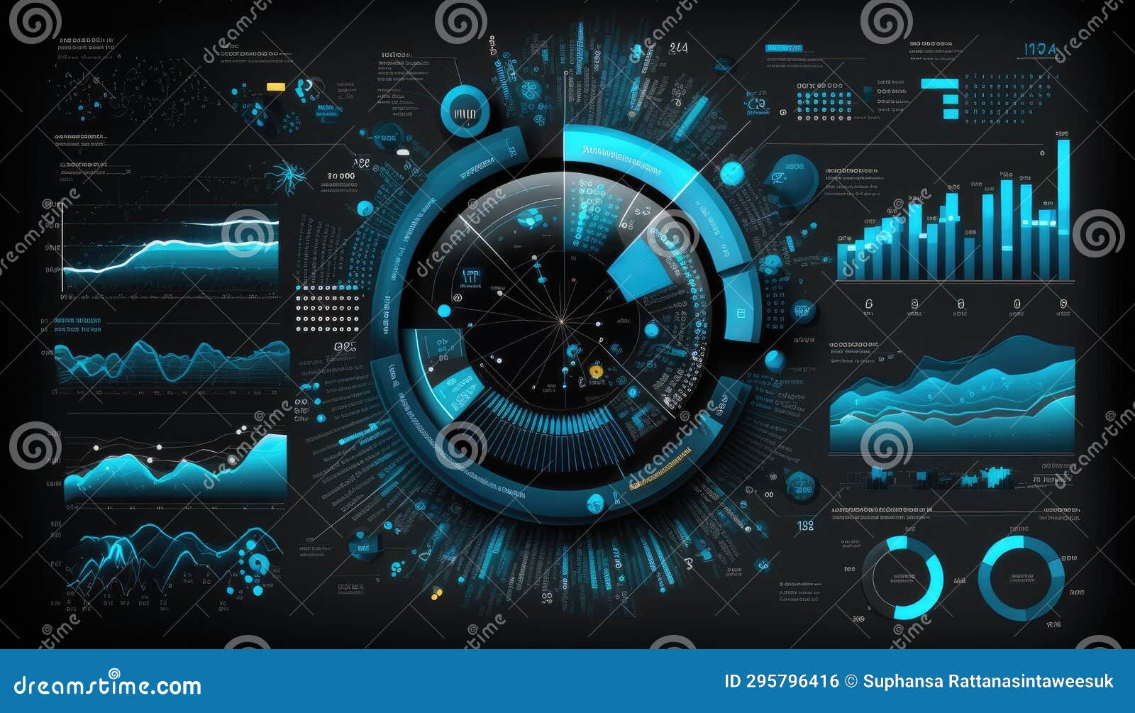 Abstract Graph Showing Growth Royalty-Free Illustration | CartoonDealer ...