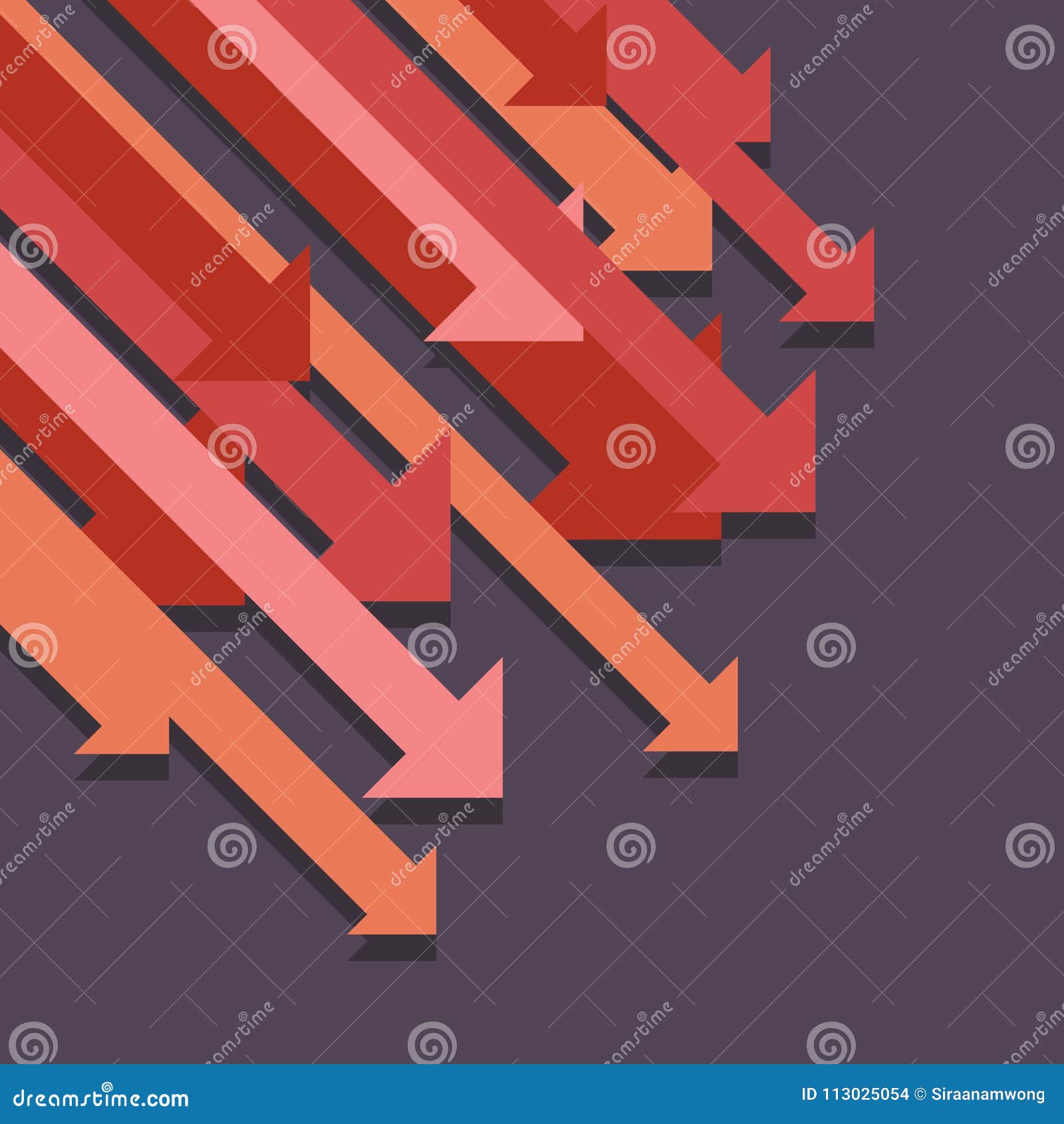 Abstract graph down arrows stock vector. Illustration of gain - 113025054