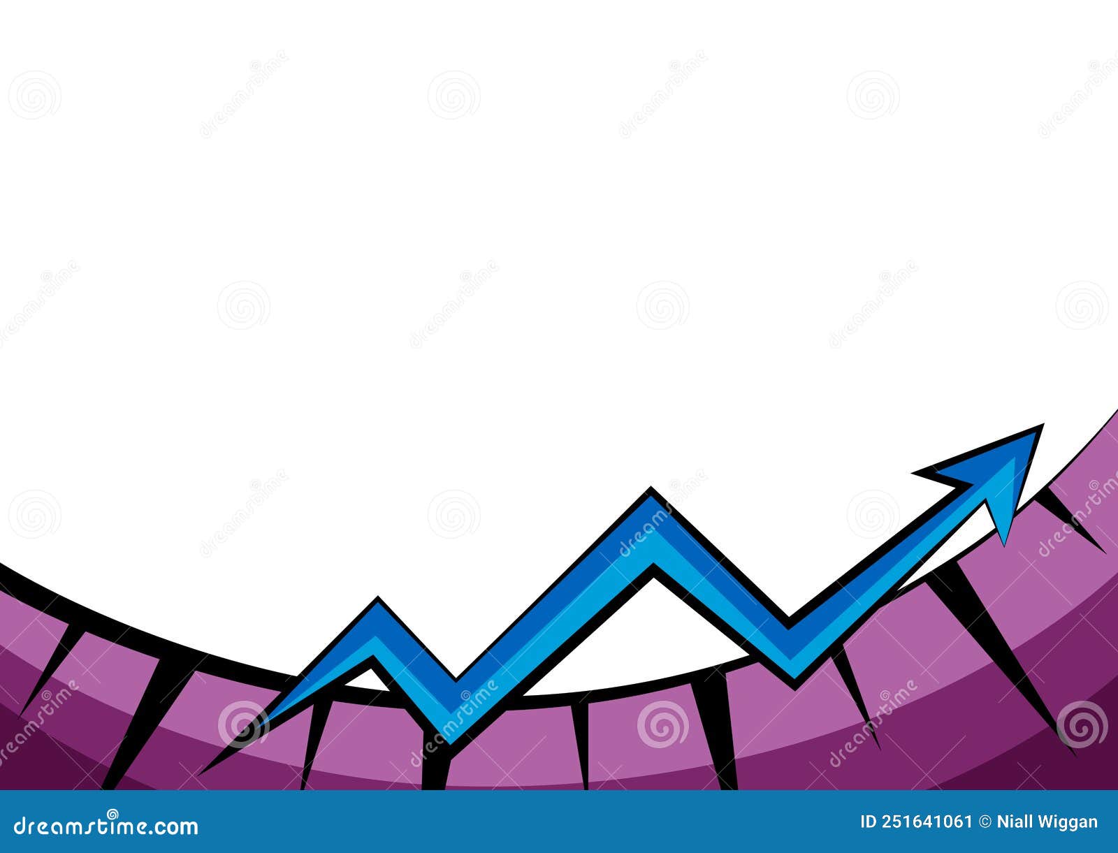 Abstract Graph Presenting Progress, Moving Forward Improving Concept ...