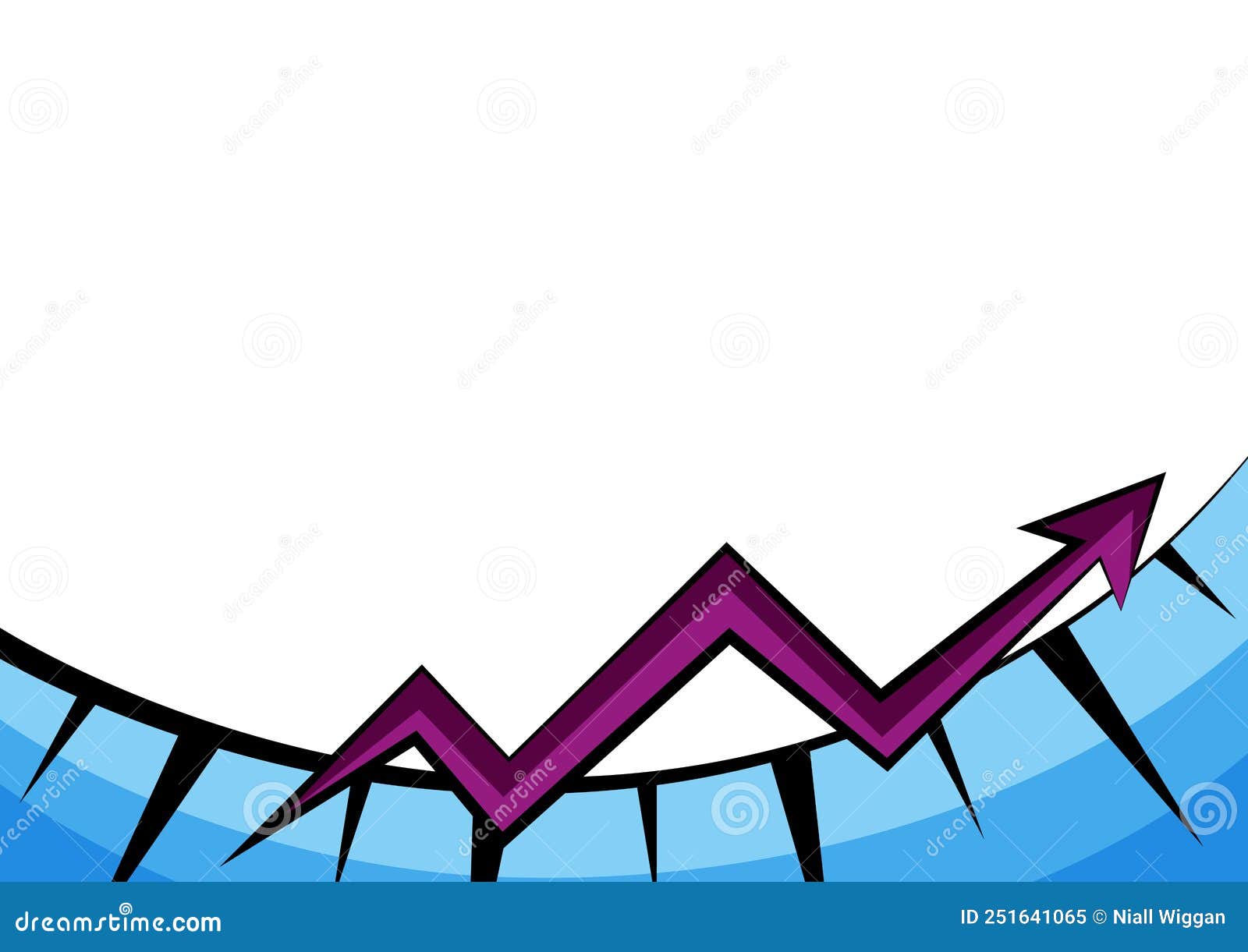 Abstract Graph Presenting Progress, Moving Forward Improving Concept ...