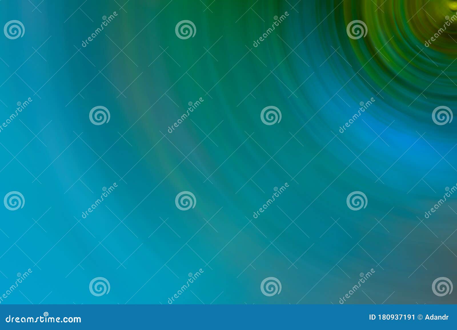 Abstract Graphic Background in the Form of Color Green-blue Circles ...
