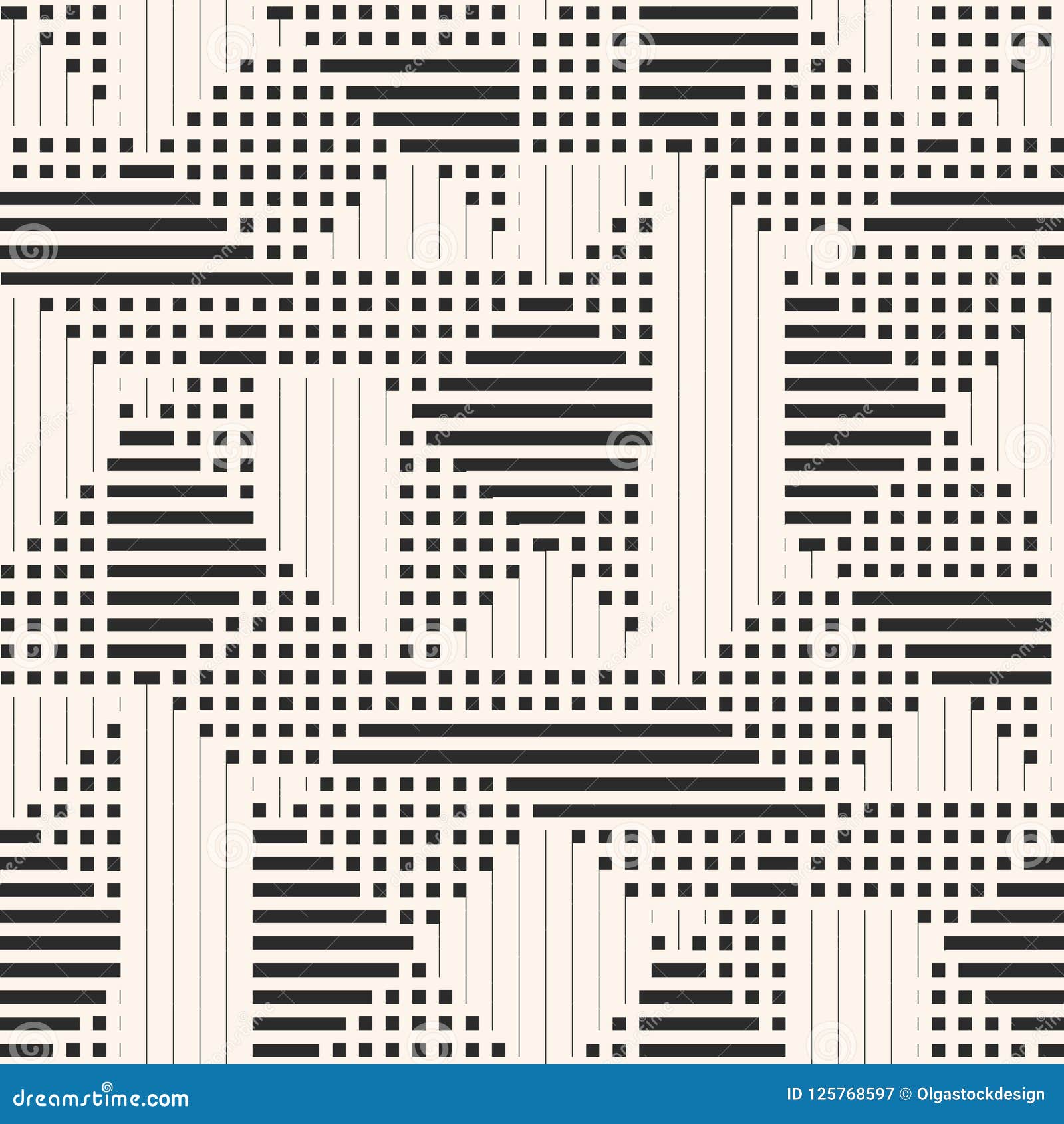 Abstract Graphic Background with Lines, Stripes, Squares, Small ...