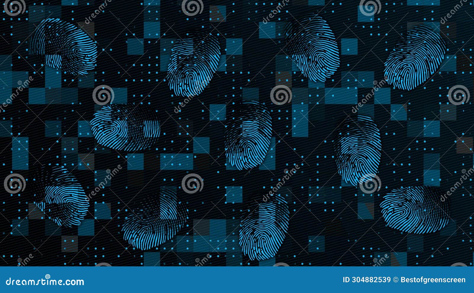 Abstract Graphic Background with Various Fingerprints Stock ...