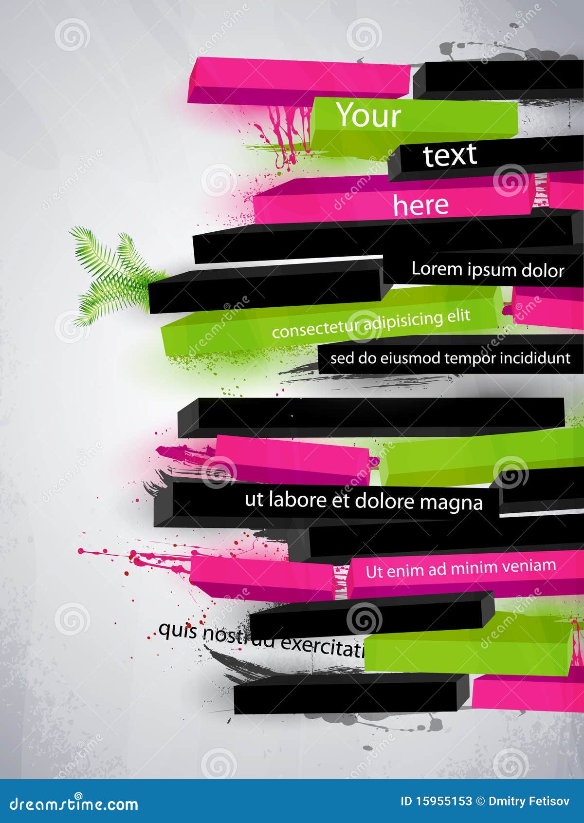 Abstract graphic, banner stock vector. Illustration of vibrant - 15955153