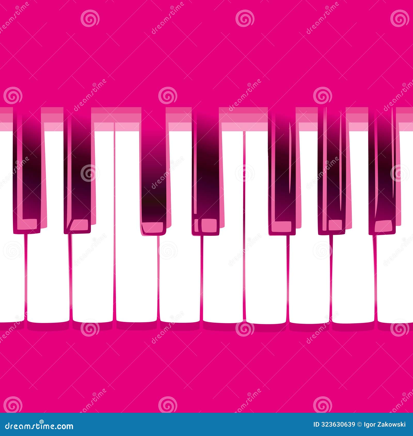 Abstract Graphic Design Illustration with Piano Keys Stock Vector ...