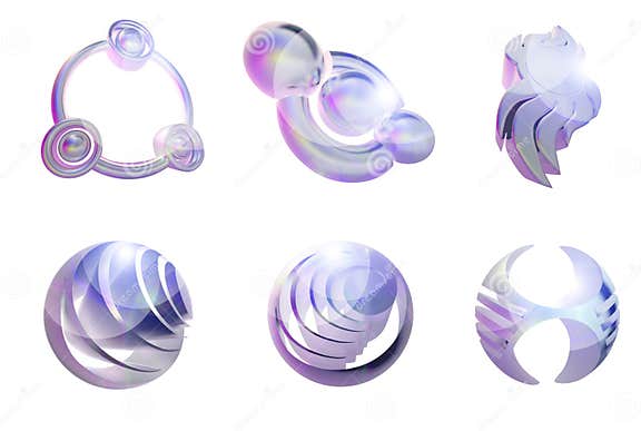 Abstract Graphic Elements Icon for Design Stock Image - Image of ornate ...