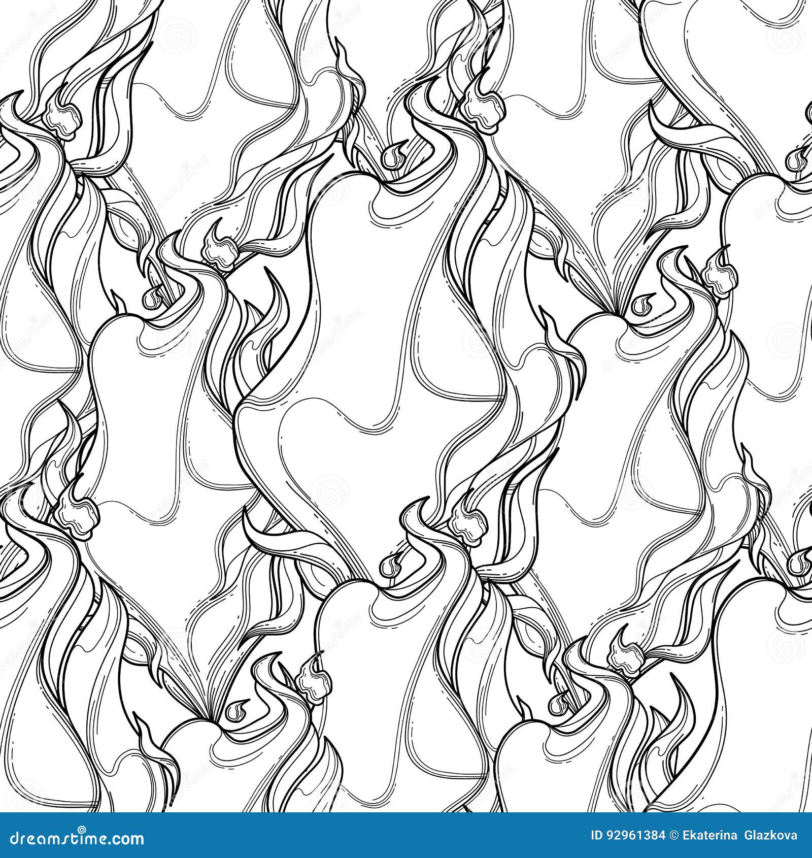 Abstract graphic fire stock vector. Illustration of combustion - 92961384