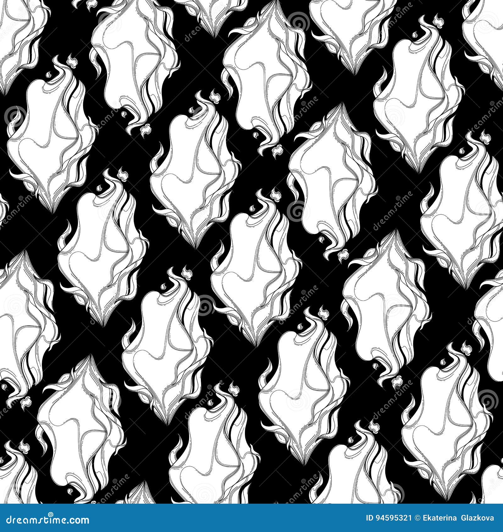 Abstract graphic fire stock vector. Illustration of burn - 94595321