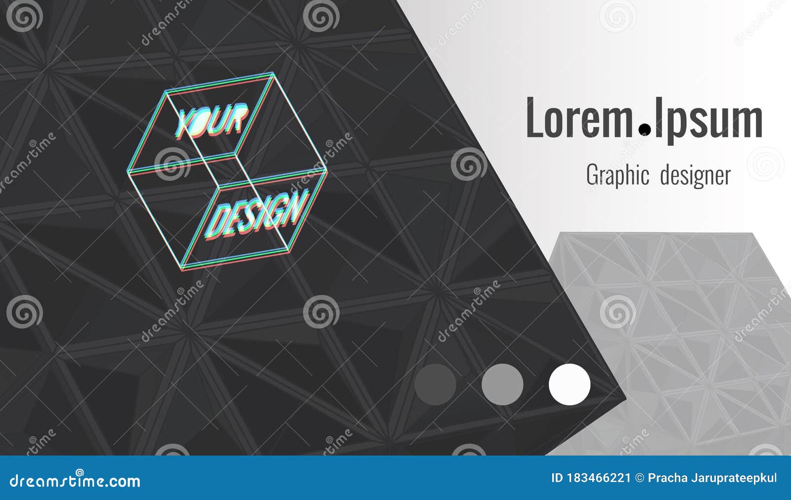 Abstract Graphic Layout Template for Multi Purpose Stock Vector ...