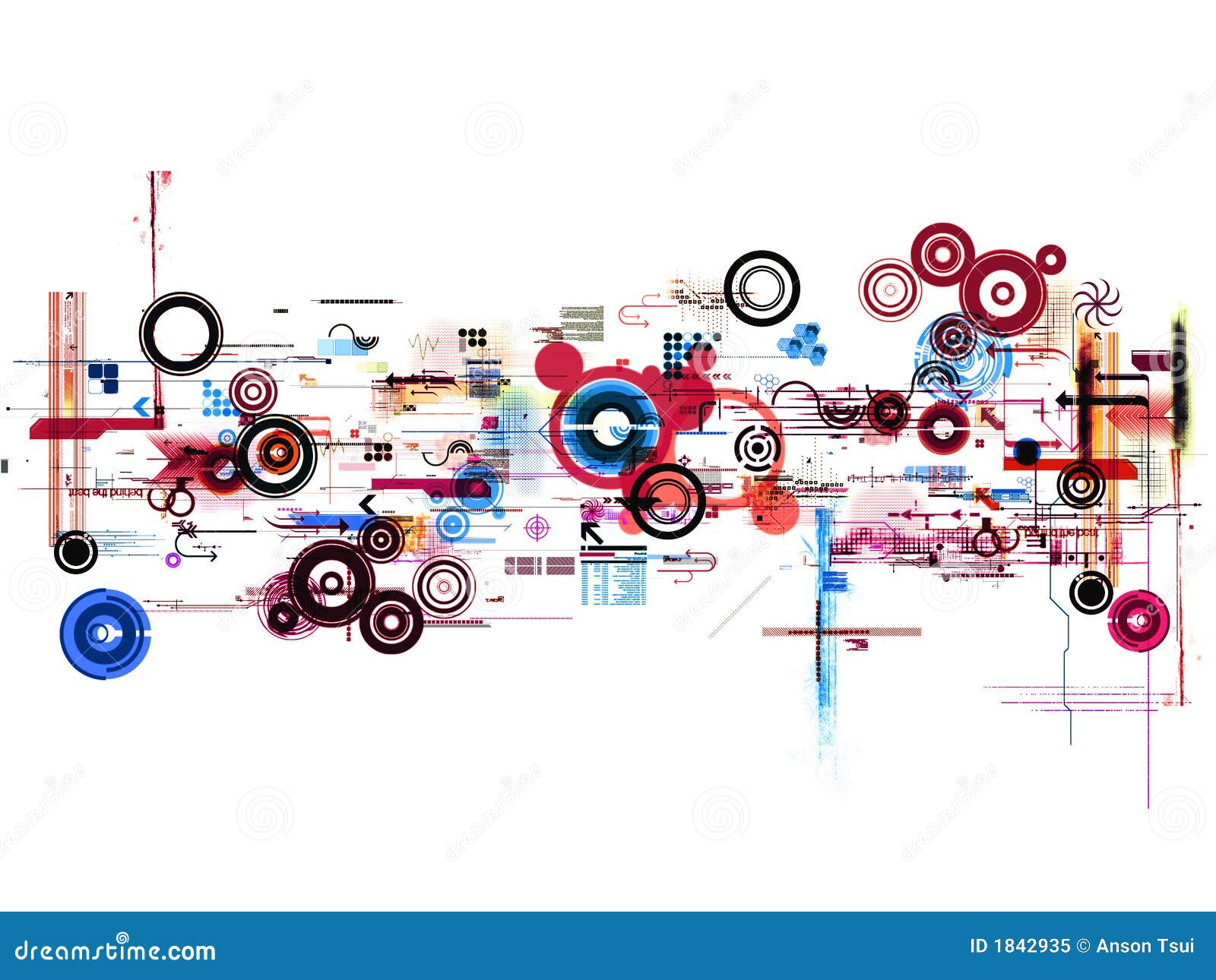 Abstract graphic montage stock illustration. Illustration of fantasy ...