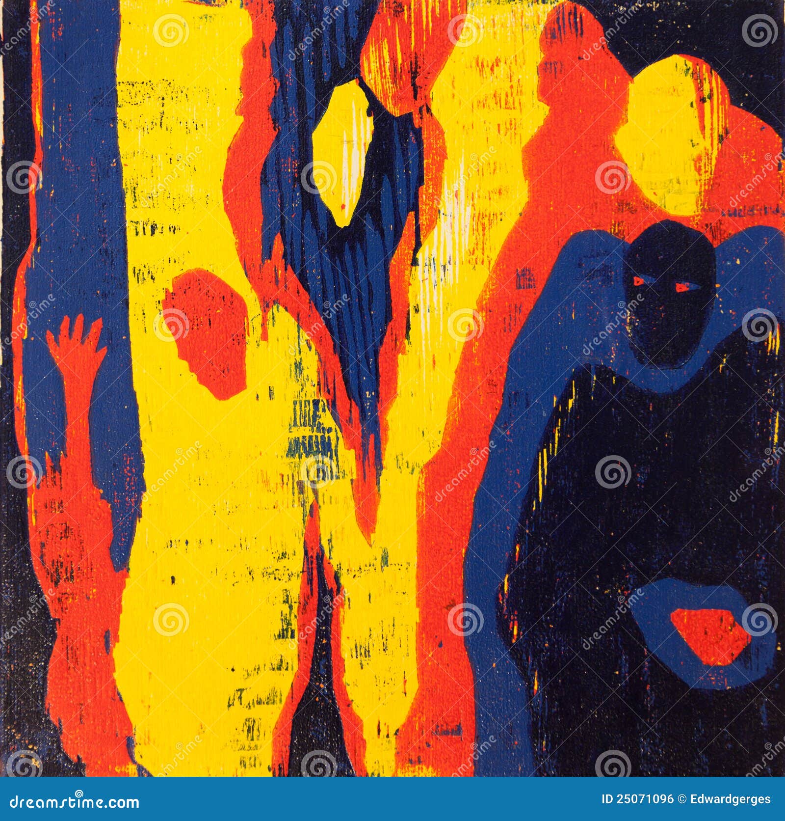 Abstract Graphic Printing Art Stock Illustration - Illustration of ...