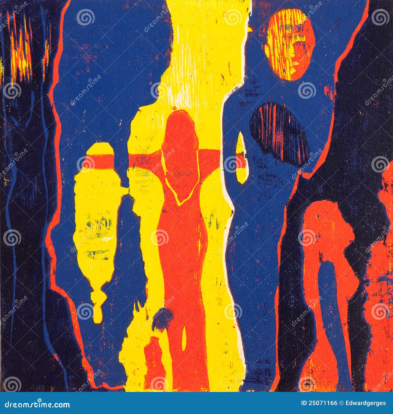 Abstract Graphic Printing Art Stock Illustration - Illustration of ...