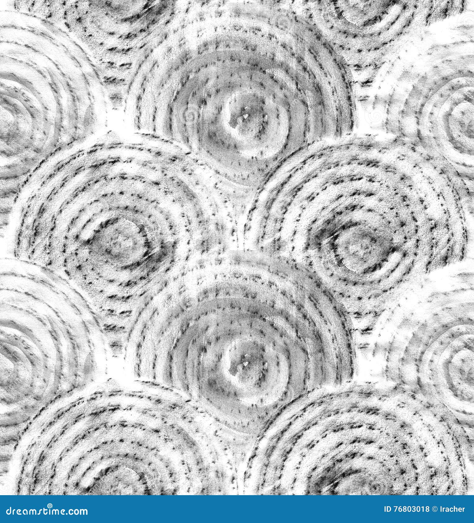 Abstract Graphic Scales. Hand Drawn Seamless Pattern Stock Illustration ...